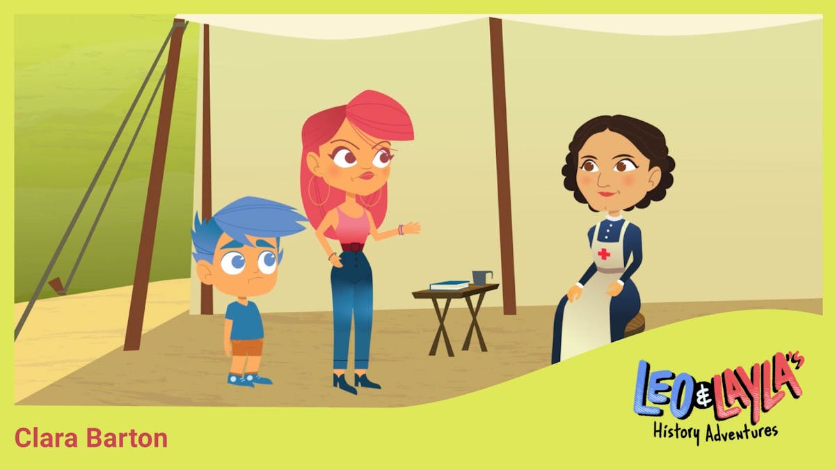 Leo & Layla's History Adventures with Clara Barton