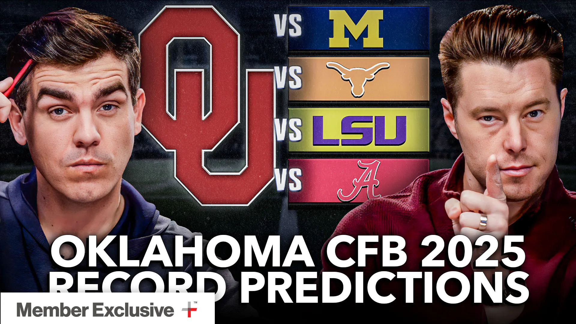 OKLAHOMA FOOTBALL 2025 Record Predictions [Member Exclusive]